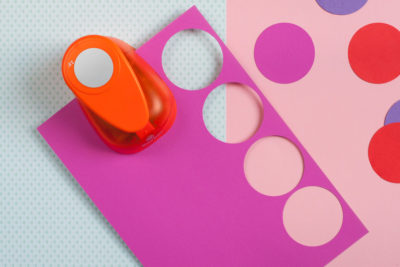 3D Paper Circle Garland - easy DIY - YES! we made this