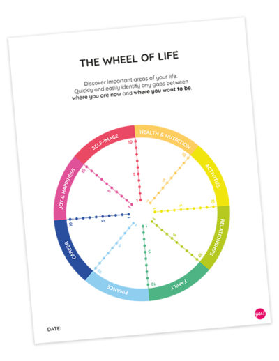 Life Balance Wheel - Find Balance in Your Life - YES! we made this