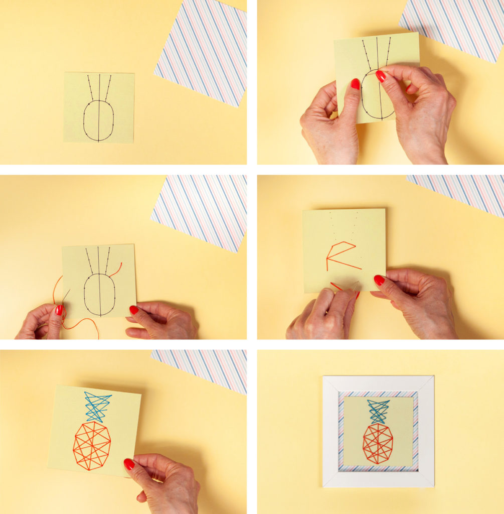 Pineapple String Wall Art - DIY tutorial - YES! we made this