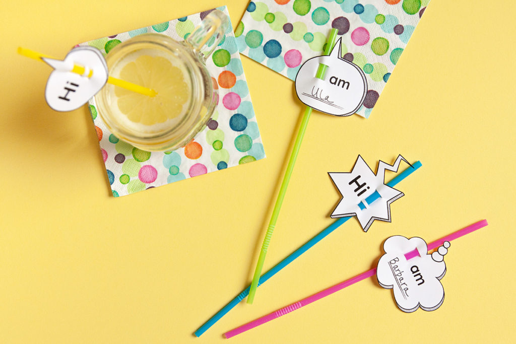 DIY Drink Name Tags + Free Printable - YES! we made this