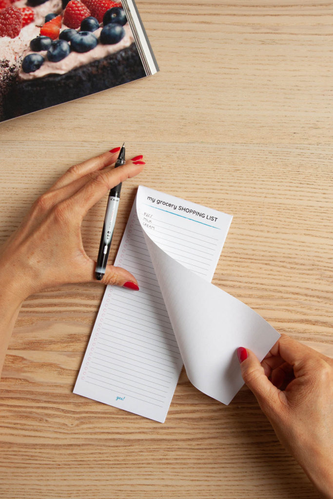 Make Your Own Notepad (+ Free Shopping List Printable)