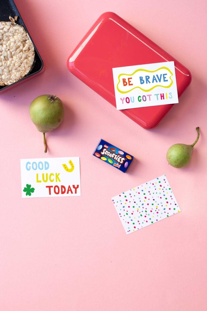 Encouraging Lunch Box Notes for Kids - PDF Download - YES! we made this