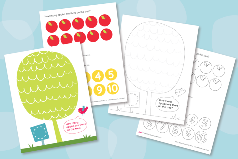 Learn numbers to 10 Kids Counting Game - Free PDF - YES! we made this
