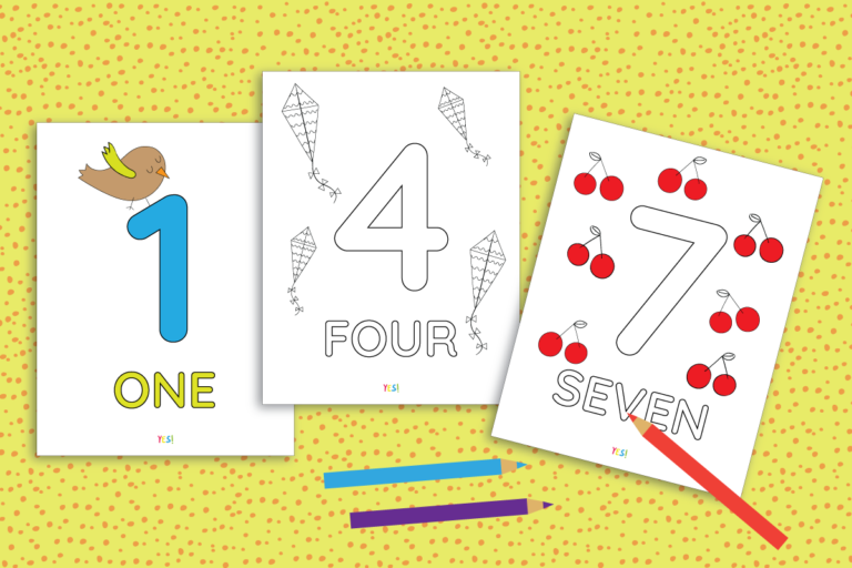 1-10 Printable Numbers Coloring Pages - YES! we made this