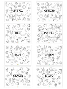 Printable Coloring Pages of Colors - YES! we made this