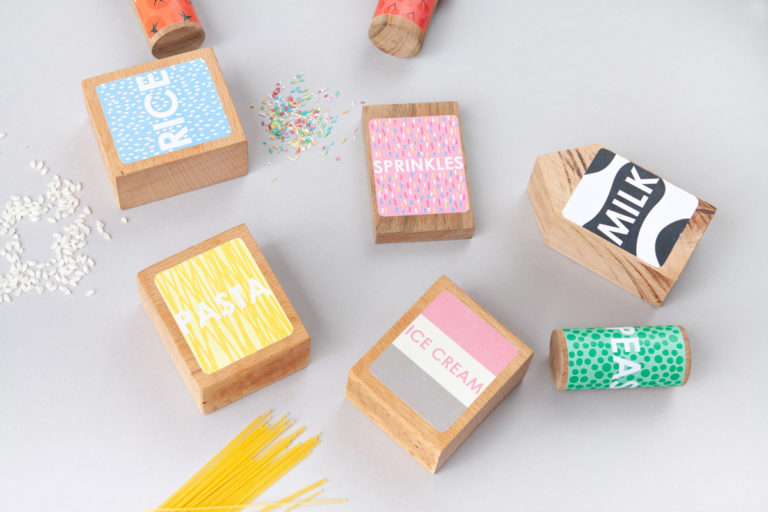 DIY Play Food Labels Template - YES! we made this