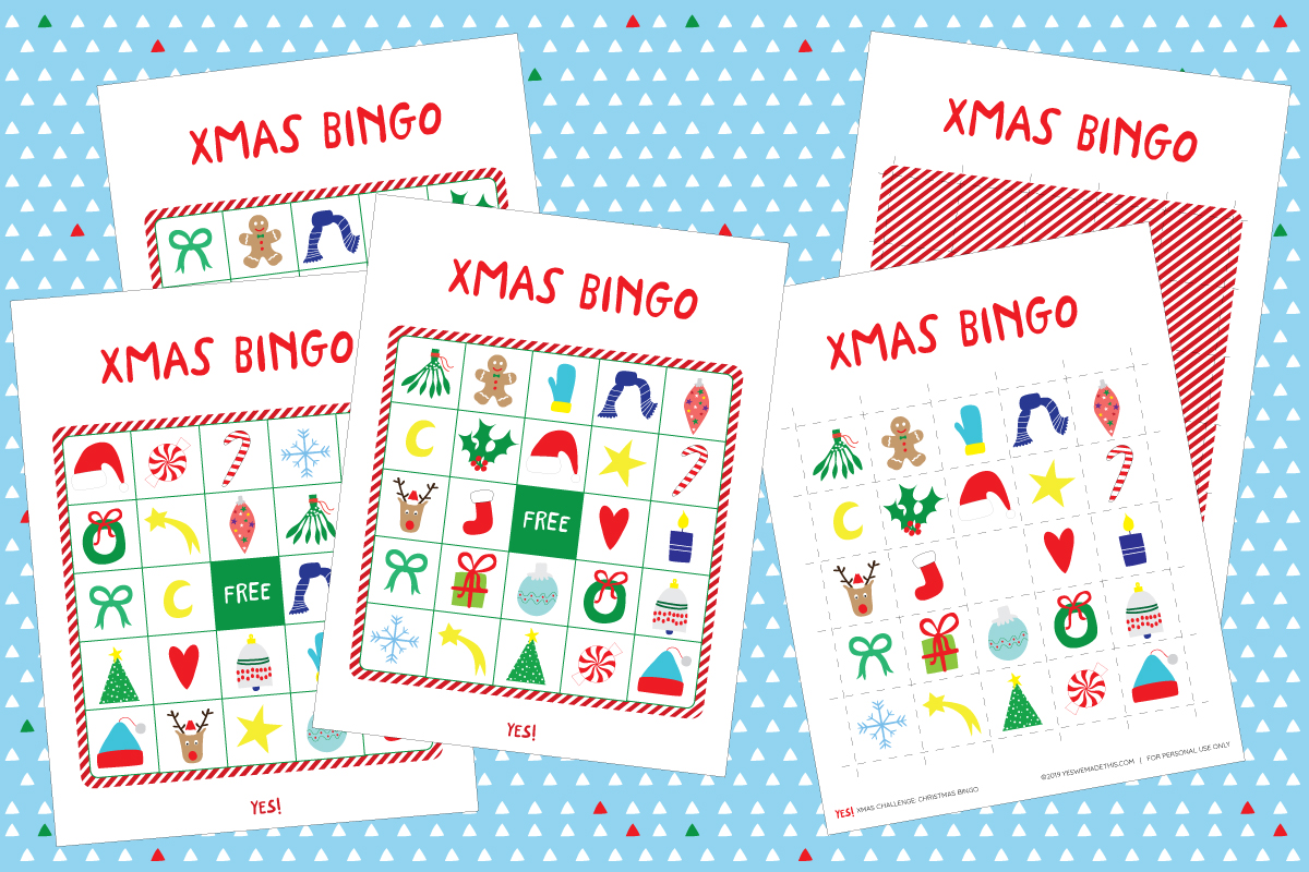 Printable Christmas Bingo Game - YES! we made this