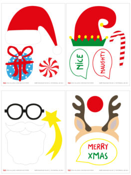 Christmas Photo Props Printable - YES! we made this