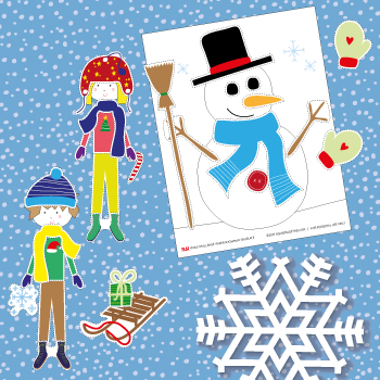 7 Indoor Winter Activities (Free Printable Templates) - YES! we made this